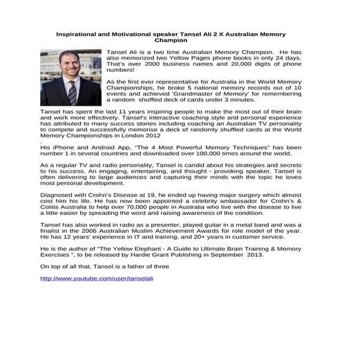 Tansel ali biography | PDF