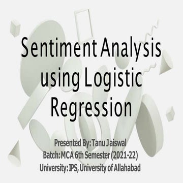Sentiment Analysis | PPTX