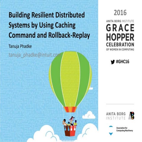 Building Resilient Distributed Systems By Using Caching Command And Rollback Replay Ppt