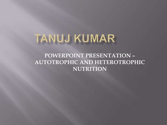 comparison and contrast plant and animal nutrition | PPT