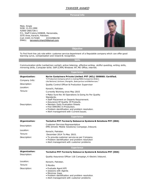 Tanveer CV-2 | PDF