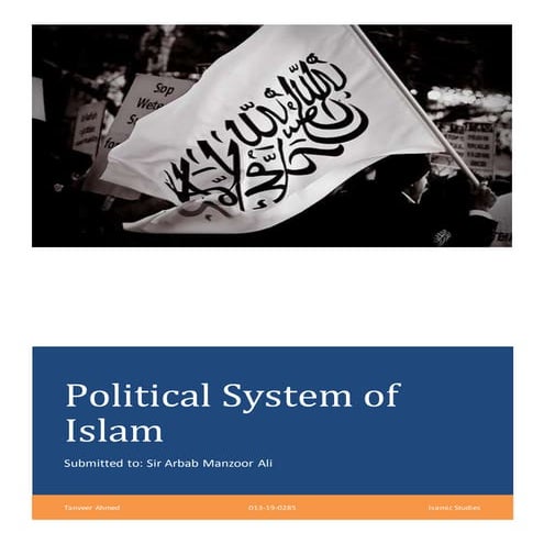 Political System of Islam(BSA-19) IBA Sukkur | DOCX