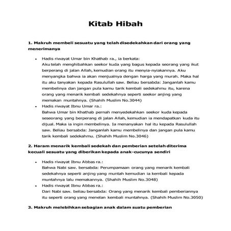 Tanya jawab tentang hibah hibah | PDF