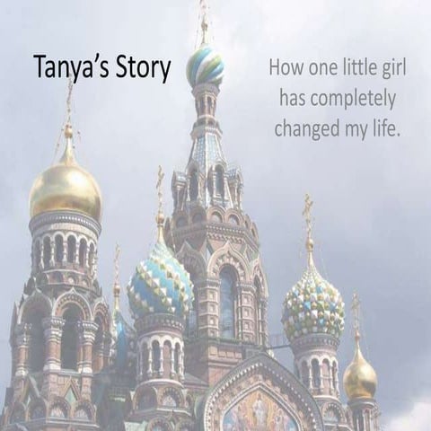 Tanya’s story | PPTX