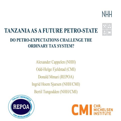 Tanzania as a future petro state | PPT