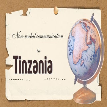 Tanzanian non-verbal communication. .pdf