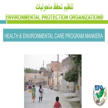 Health and Environment Care Program HECP Tanzeem Tahafaz-E-Maholiat® | PPT