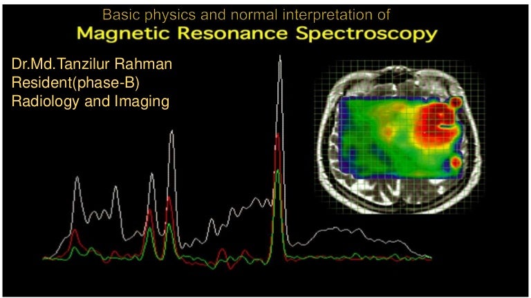 Basic physics and normal interpretation of MRS