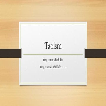 Taoism | PPT