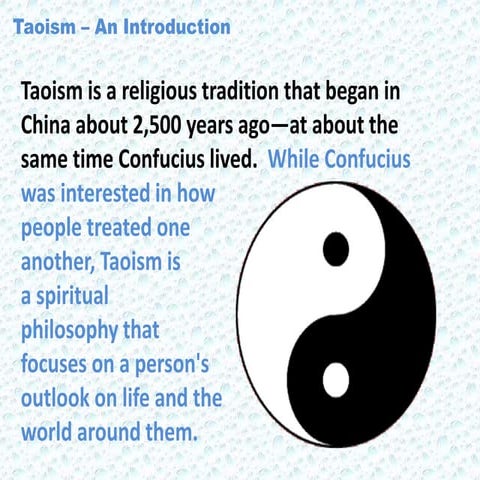 Taoism, Introduction to World Religion.pptx