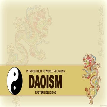 powerpoint about taoism/daosim origins.pptx