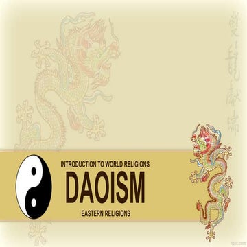 Taoism | PPTX