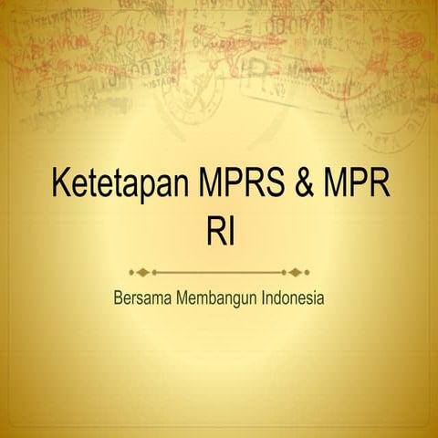 MPR RI | PPT