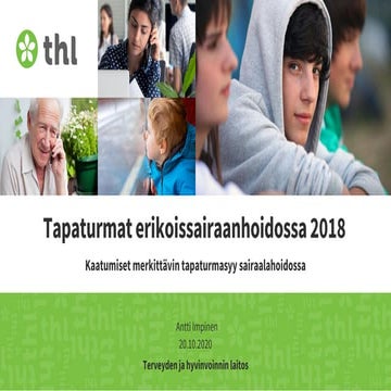 Tapaturma erikoissairaanhoidossa 2018 | PDF