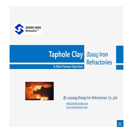 Taphole clay for blast furnace operation | PDF