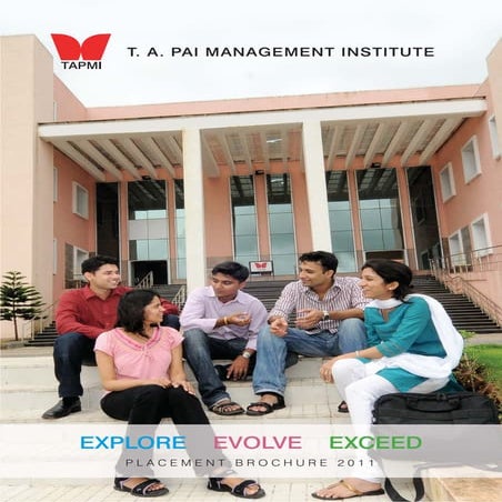 Tapmi placement brochure 2011 | PDF