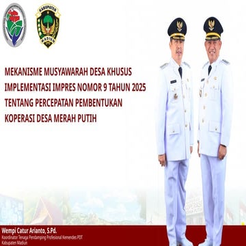 mekanisme musyawarah desa khusus TAPM Kemendes.pptx