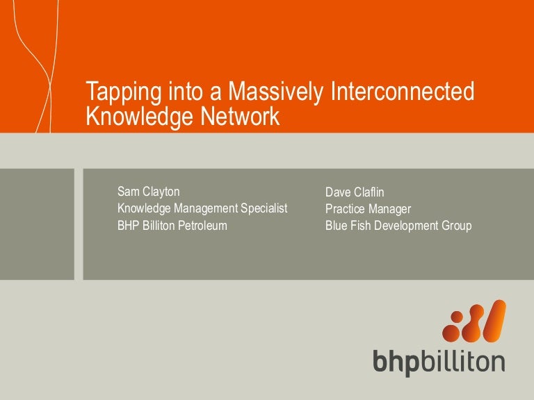 Tapping Into A Massively Interconnected Knowledge Network