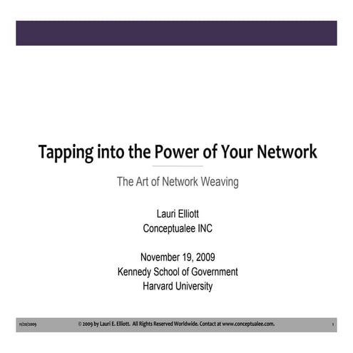 Tapping Power Network | PPT