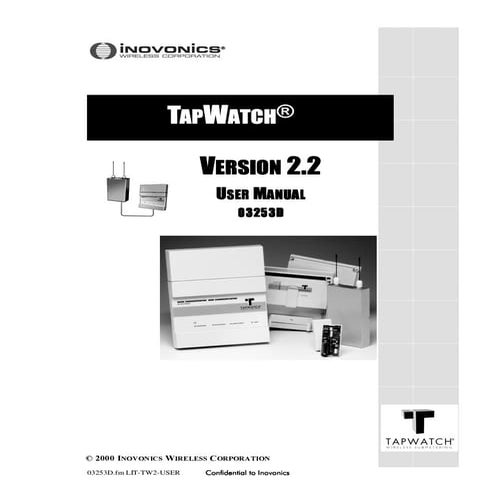 Tap watch 22 user manual-03253d | PDF