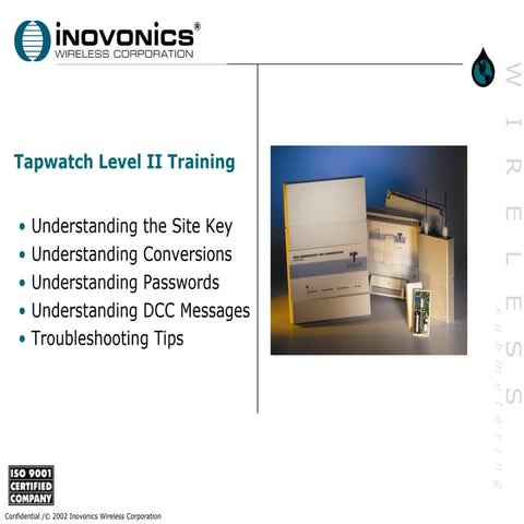 Tapwatch Level II Training | PPT
