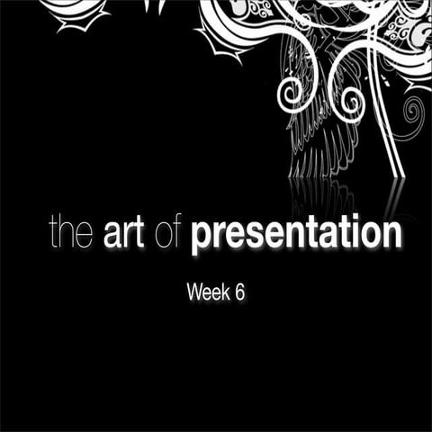 TAP - Week 6 | PPT