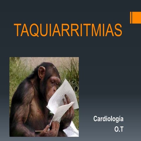 Taquiarritmias qrs angosto | PPTX