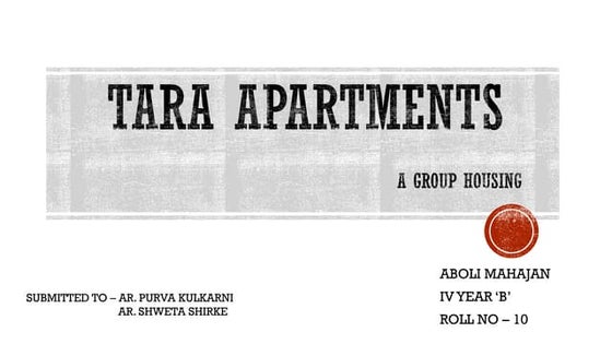 tara group housing | PDF | Developmental Sites | Real Estate