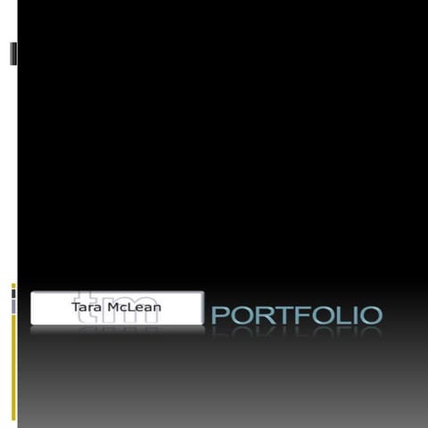 Tara Mc Lean Portfolio Ppt | PPTX