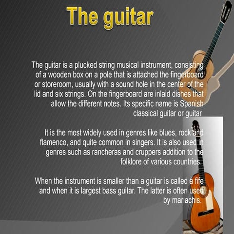 The guitar | PPT
