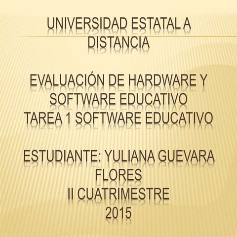 Tarea 1 | PPTX | Computer Software and Applications | Computing