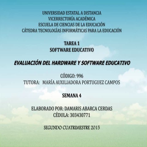 Anatomía y Evaluación Integral del Software Educativo: Calidad, Ética y ...