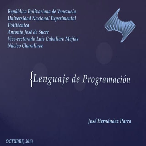 Lenguaje de Programacion | PPTX | Programming Languages | Computing