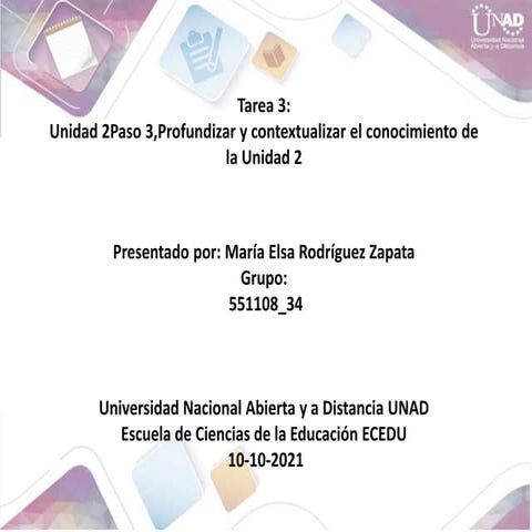 Tarea 3 unidad 2 | PPTX