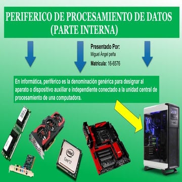 PERIFERICO DE PROCESAMIENTO DE DATOS | PPT