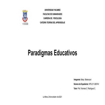 Significado de paradigmas y tipos de paradigmas | PPTX