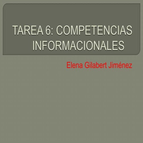 Tarea 6 | PPTX