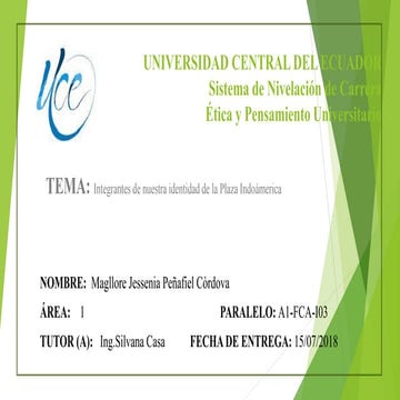 PERSONAJES EMBLEMATICOS DE LA UCE | PDF