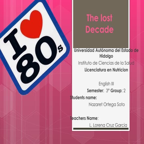 decade 80´s Nazaret | PPTX