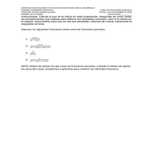 Hoja De Trabajo Para Despejar Fracciones Efemérides De Febrero