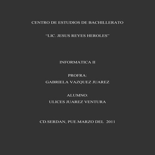 Tarea de informatica | PDF