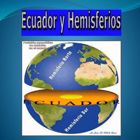 Ecuador y Hemisferios | PPTX