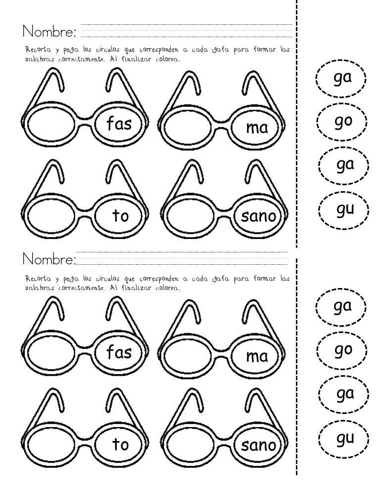 Ga Go Gu Ge Gi Sketch Coloring Page