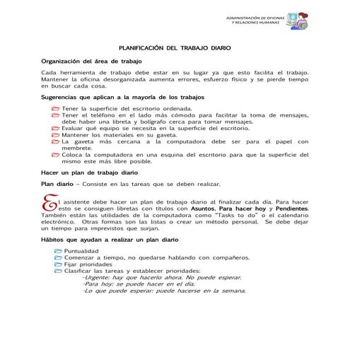 Formato de tareas semanales | DOCX