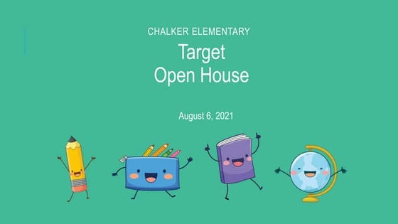 Spring 2022 Target Open House presentation | PPT