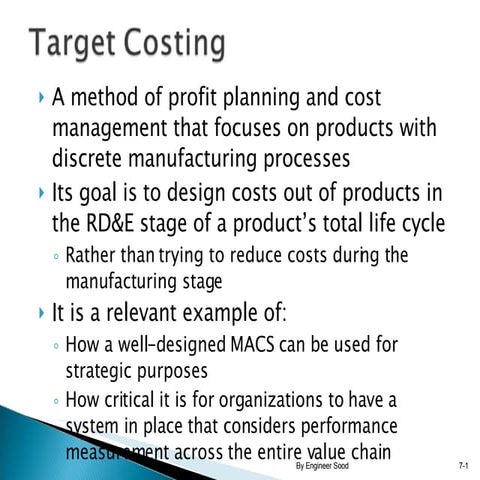 Target Analysis | PPT