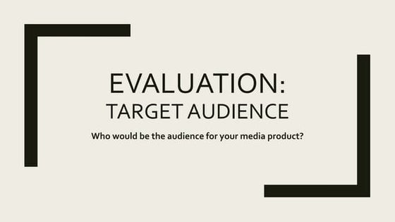 Target audience profile | DOCX