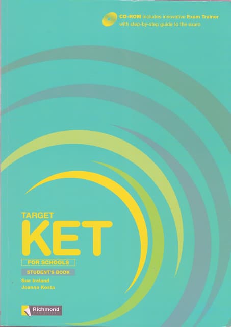 Cambridge KET 1 with answers | PDF