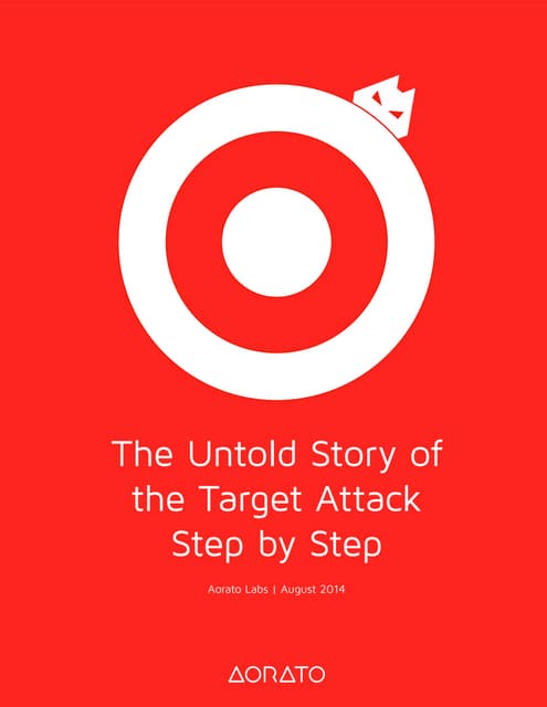 Target data breach presentation | PPTX | Internet | Computing
