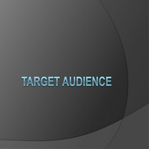 Primary and Secondary Audience Survey | PPTX